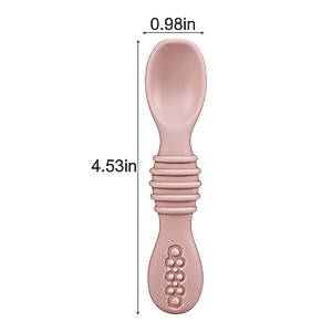 PandaEar Silicone Baby Feeding Set, Baby led Weaning Supplies, Infant Toddler Feeding Set with Silicone Baby Bib, Suction Plate and Bowl Set, Baby Cup, and First Stage Spoon