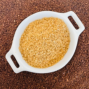 Big Crazy Buffalo Pure Bison Tallow Vanilla Coffee Body Scrub - Luxurious, Smooth Skin, Soften, Cleans and Smooths, Exfoliating, Hands, Feet, Essential Oils, Sugary, Salty, Exfoliate & Moisturize