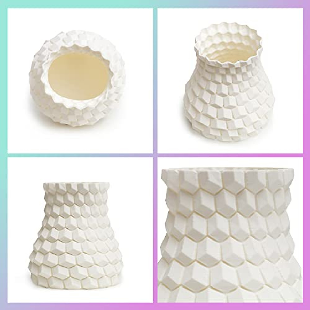 Inland Matte PLA Filament for 3D Printers, White - 3D Printing Matte PLA 1.75mm Roll, 1kg Cardboard Spool (2.2 lbs) - Dimensional Accuracy +/- 0.03mm – Fits Most FDM/FFF Printers (Matte White)