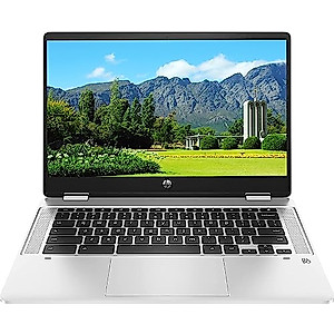 HP 2023 Convertible 2-in-1 Chromebook, 14" HD IPS Touchscreen, Intel Pentium Processor up to 3.30GHz, 8GB Ram, 128GB SSD, Super-Fast 6th Gen WiFi, Chrome OS (Renewed)