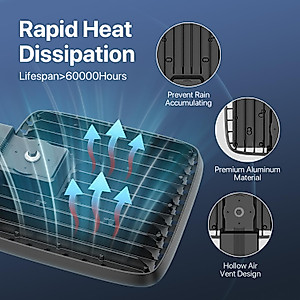 2Pack 200W LED Parking Lot Lighting 30000LM 5000K LED Pole Lights Outdoor with Dusk to Dawn, LED Parking Lot Lights Outdoor Pole Mount-𝟳𝗬𝗿𝘀 𝗪𝗮𝗿𝗿𝗮𝗻𝘁𝘆 (Coverage: 55~75Ft at Height:25~35Ft)