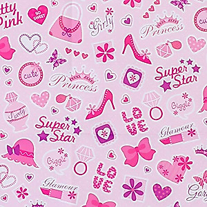 Konsait 6 Sheets Folded Large Sheets of Valentine's Day Wrapping Paper Traditional Gift Wrap, 70 x 50cm, Festive Designs Bulk, Valentine's Day Color Hearts Rose Wedding Birthday Holiday Gifts Decor