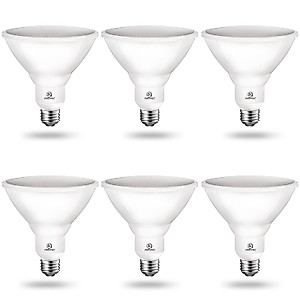 Energetic 1250LM Outdoor Par38 Led Flood Light Bulb,13.5W=100W,Dimmable, 5000K Daylight,E26 Base, Waterproof Led Spotlight Bulb, UL Listed (6 Pack)