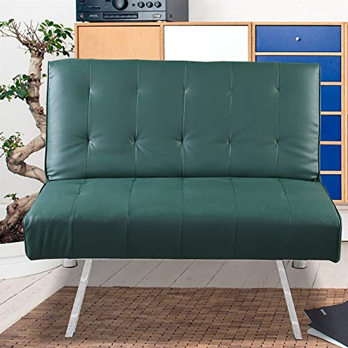 U/D GYDQX PU Leather Convertible Folding Sofa Chair,Single Futon Sofa Couch GYDQX