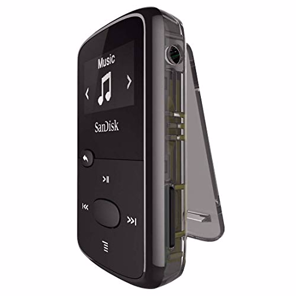 Sandisk 8GB Clip Jam MP3 Player (Black) (Renewed)