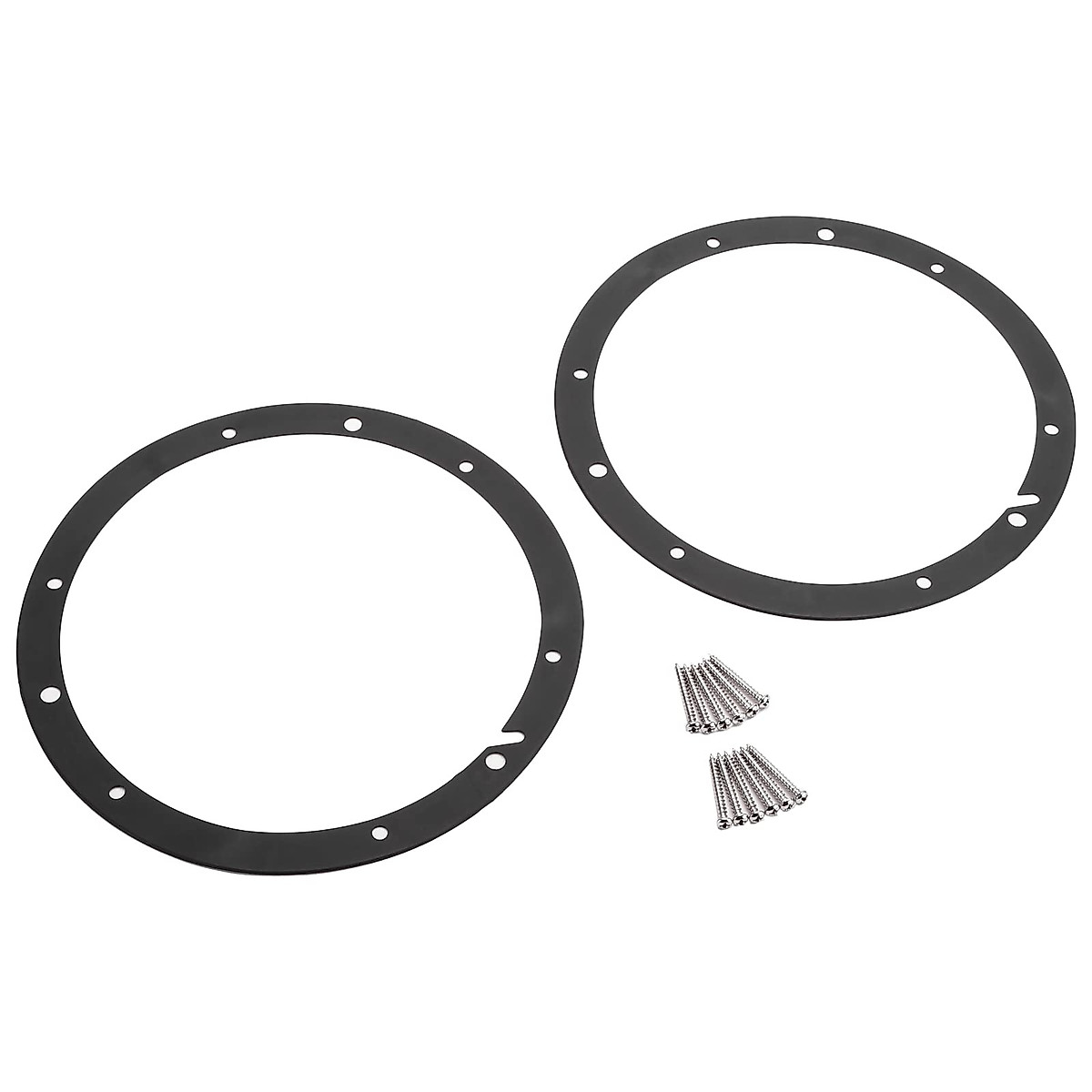 Skar Audio SK8MB 8" 2-Way Marine Full Range 500 Watt Coaxial Speakers, Pair (Black)