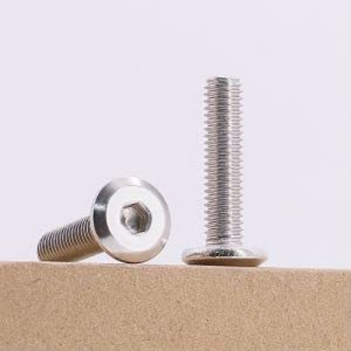 M10-1.5 x 45mm (10 pcs) Hexagon Socket Head Cap Screws, Furniture Screws, Connecting Bolts, 304 Stainless Steel 18/8, Full Thread, Bright Finish, Metric Standard