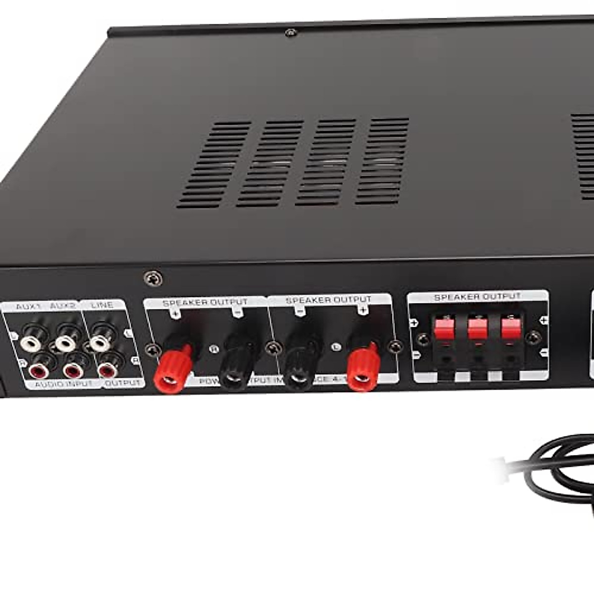 Bluetooth Home Theater Receiver, 5 Channel AV Receiver with Radio and MIC in, 500W HiFi Bluetooth Stereo Amplifier for Home Theater Karaoke Party