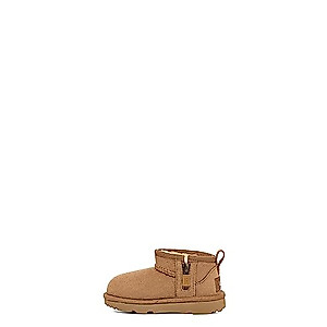 UGG Girls T Classic Ultra Mini Fashion Boot, Chestnut, 10 Toddler