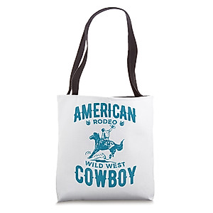 American Rodeo Wild West Cowboy Western, Howdy Tote Bag