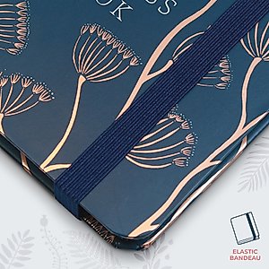 Boxclever Press Small Address Book with Over 400 Spaces! Hardcover Address Book with Alphabetical Tabs, Pocket & Change of Address Labels. Stunning Address Books - 8 x 5''