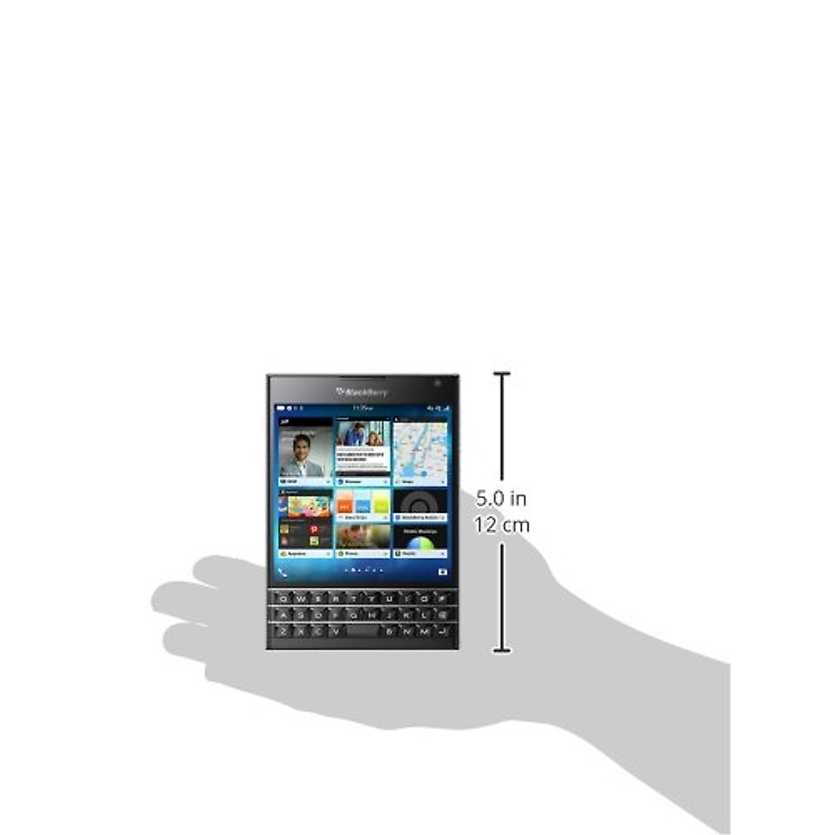 BlackBerry Passport Factory Unlocked Cellphone, International Version, 32GB, Black