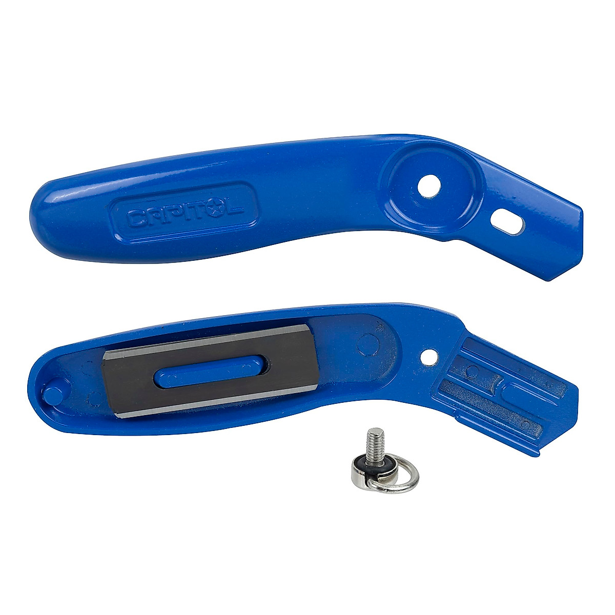 Capitol 110701 Fixed-Blade Pro Carpet Knife, 1" x 3.75" x 9.25", Blue