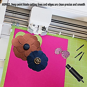 Deep Cut Housing +5 Pcs Deep-Point Blade, AUNKZL Replacement Deep Cut Blade Suitable for Explore Air One/Air/Air 2/ Air 3 / Maker/Maker 3 Cut Materials Up to 1.5mm Thickness, for Personalized Crafts,