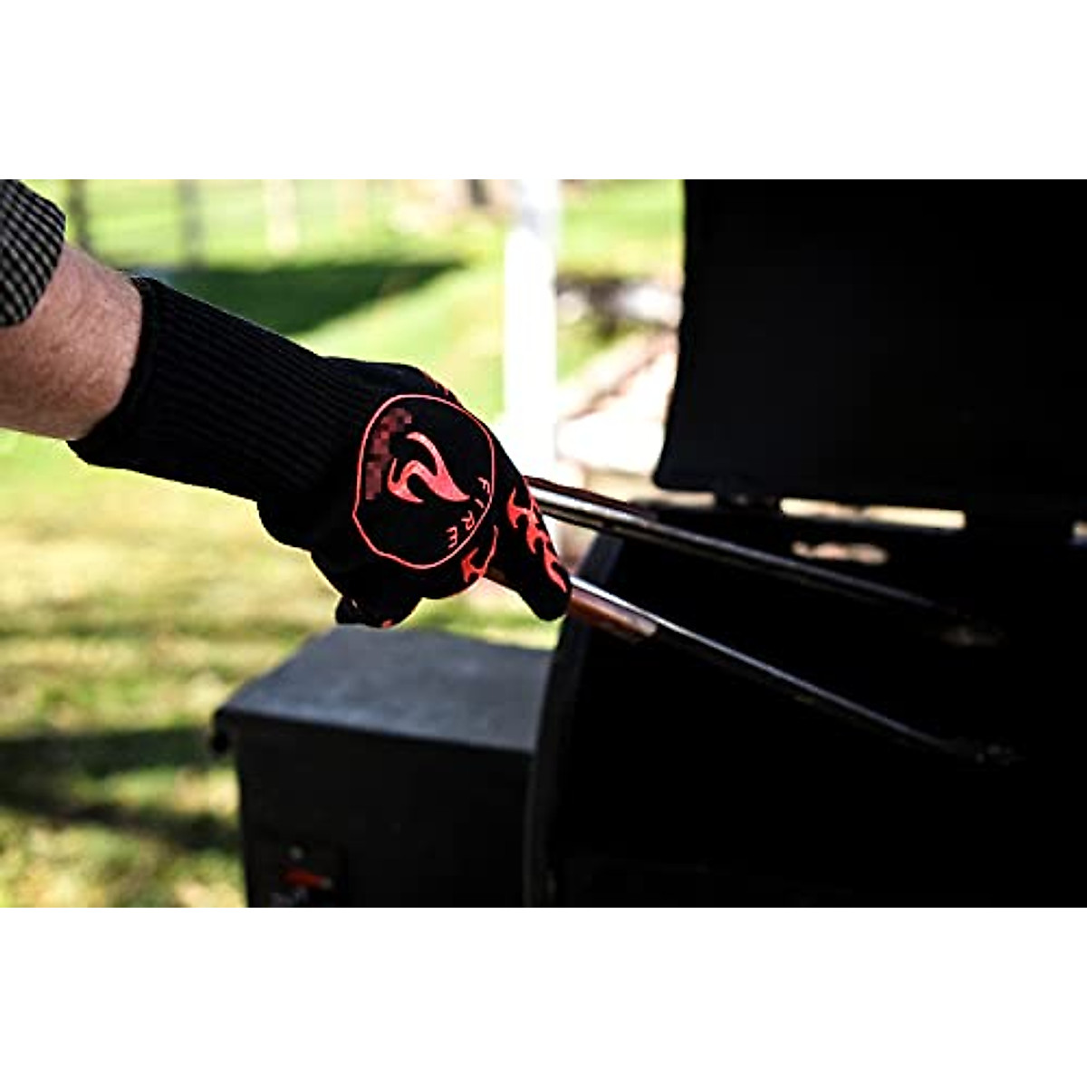 Fire Con Dumb Heat Resistant Glove - Hilarious Gift That Works - 932 Degrees Heat Resistant - Includes Heat Glove, Funny Box, and Instructions