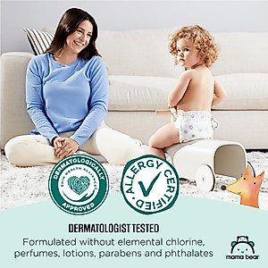 Amazon Brand - Mama Bear Gentle Touch Diapers, Hypoallergenic, Size 1, 196 Count (4 packs of 49)