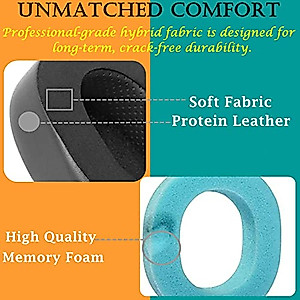 TaiZiChangQin Arctis 7P 7P+ Upgrade Thicker Ear Pads Cushion Memory Foam Replacement Compatible with SteelSeries Arctis 3 5 7 7P 7P+ 9X Arctis Pro/ATH M40X M50X M50XBT Headphone