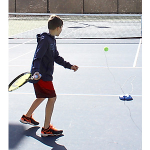 Tourna Fill & Drill Tennis Trainer, The Original Patented Water-Filled Base Tennis Trainer