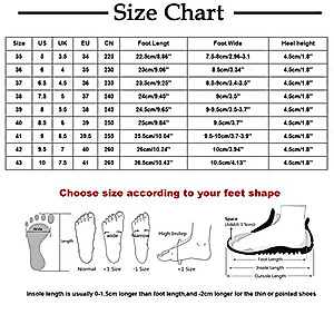 sckarle Platform Sandals Womens Arch Support Wedge Casual Summer Mesh Breathable Close-Toe Shoes