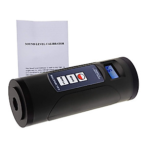Digital Sound Level Meter Calibrator 94dB & 114dB for 1/2" and 1" inch Microphone, Professional Noise Decibel Calibration Tool Measurement Accuracy Check