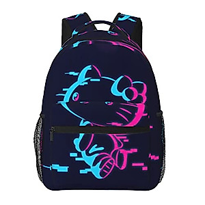 Cartoon Cat Backpack Casual Travel Bookbag Fashion Laptop Backpack