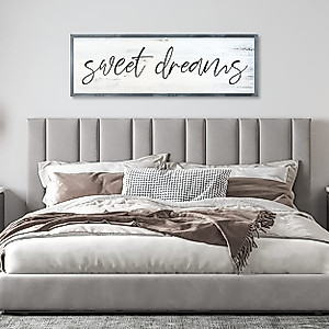 Sweet Dreams Sign over the bed master bedroom Sign decor