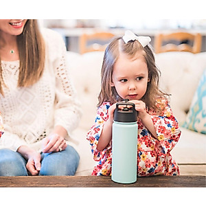 Simple Modern 22 oz Summit Water Bottle with Straw Lid - Gifts for Hydro Vacuum Insulated Tumbler Flask Double Wall Liter - 18/8 Stainless Steel Ombre: Santorini Breeze