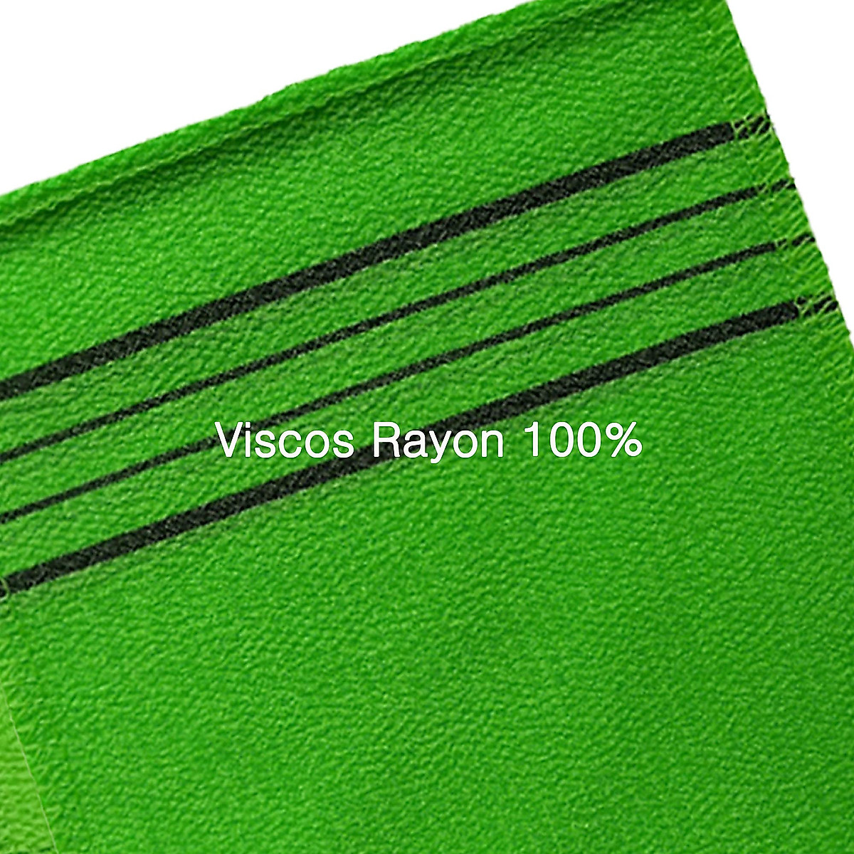 Korean Asian Exfoliating Bath Washcloth Mitt for Remove Dead Skin.Exfoliating Body Scrubber.Exfoliating Gloves for Body Scrub (Green2 Red2)