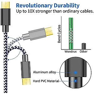 USB Cable for Fire Stick, Micro USB Power Cable for Amazon Fire Stick, Power up Your Fire Stick from Your TV's USB Port, Chromecast, Roku Stick, TiVo Stream 4K, 2 Pack
