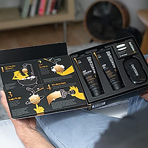 MANSCAPED® The Ultra Smooth Package, Male Hygiene Shaving Bundle, Includes The Crop Shaver™ Groin Razor with Replacement Blades​, Crop Gel™ Ball Shaving Gel, and Crop Exfoliator™ Ball Exfoliator