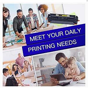 GPC Image Compatible Toner Cartridge Replacement for HP 410A CF412A Compatible with Laserjet Pro MFP M477fdw M477fdn M477fnw Pro M452dn M452nw M452dw Printer Toner (1 Yellow)