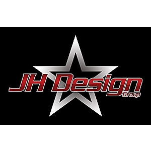 JH Design Men's Mopar Logo T-Shirt Short Sleeve Crew Neck Black Shirt (Large, Black)