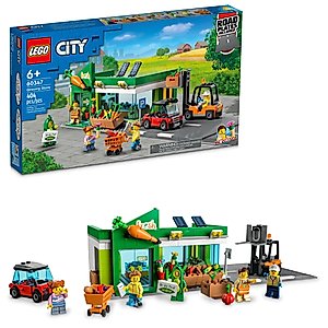 LEGO My City Grocery Store 60347 Building Toy Set for Girls, Boys, and Kids Ages 6+ (404 Pieces)