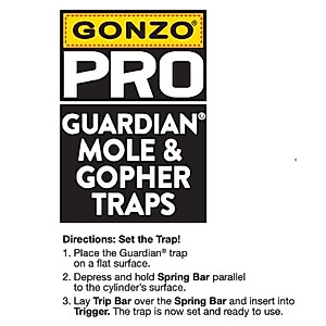 GONZO 5030 Pro Guardian Mole & Gopher Trap