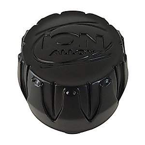 Ion Alloy Wheels C101712MB C614101CB7 Black Wheel Center Cap