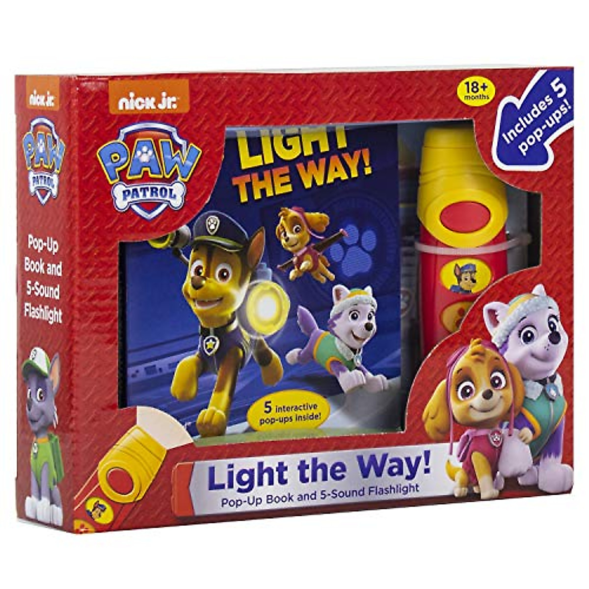 Nickelodeon PAW Patrol - Light the Way! A Little Flashlight Adventure Sound Book - PI Kids