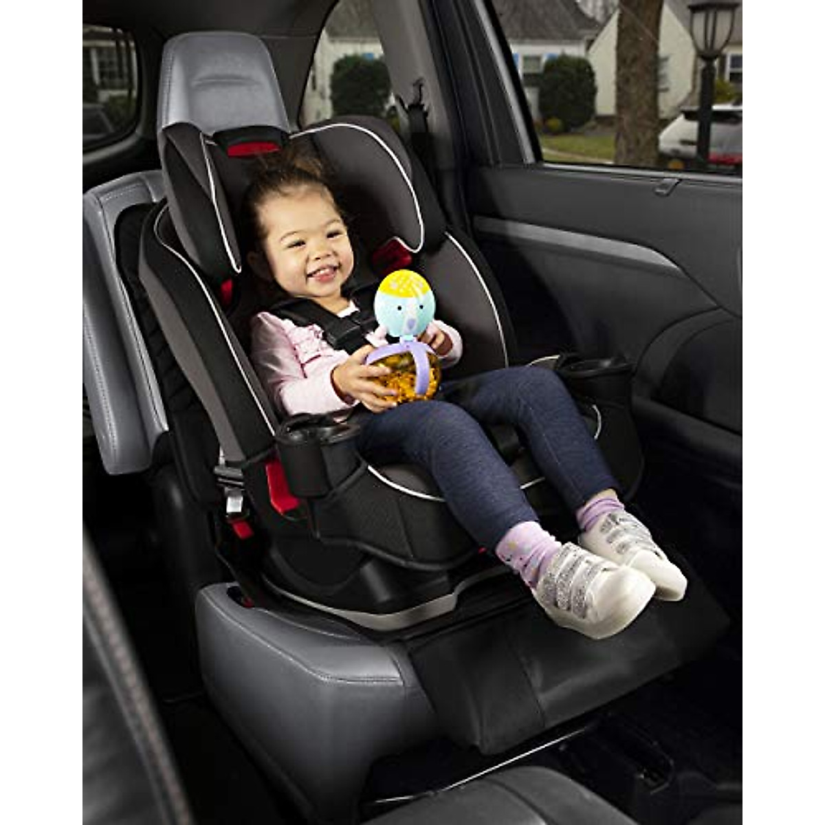 Skip Hop Clean Sweep Car Seat Protector, Style Driven, Black