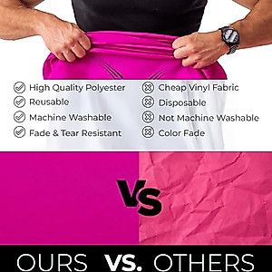 moty Folding Table Cover, Polyester Fitted Waterproof Outdoor Tablecloth Protector with Elastic for Rectangle Picnic Tables Washable for Patio Camping