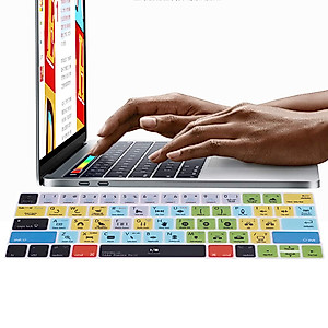 Keyboard Cover 13/15inch Waterproof Dustproof Protective Keyboard Silicone Skin Touch Bar Protector Film For Macbook