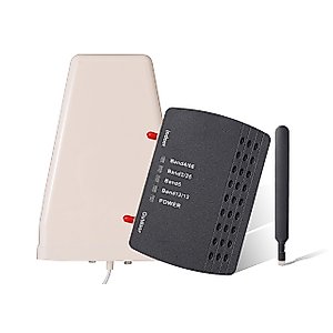 Cell Phone Booster for Home, Cell Phone Signal Booster Kit, Up to 2500 sq ft,Boost 4G 5G LTE Data for Verizon AT&T T-Mobile and All U.S. Carriers,FCC Approved