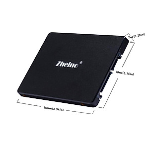 Zheino SSD 256GB C3 2.5" SATA3 3D Nand Internal Solid State Drive for PC Laptop