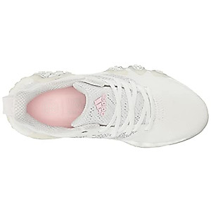 adidas Women's W CODECHAOS 22 Golf Shoe, FTWR White/Silver Met./Clear Pink, 8