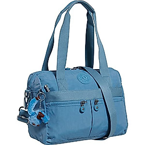 Kipling Klara Satchel Cross Body, Blue Mist Tonal, One Size