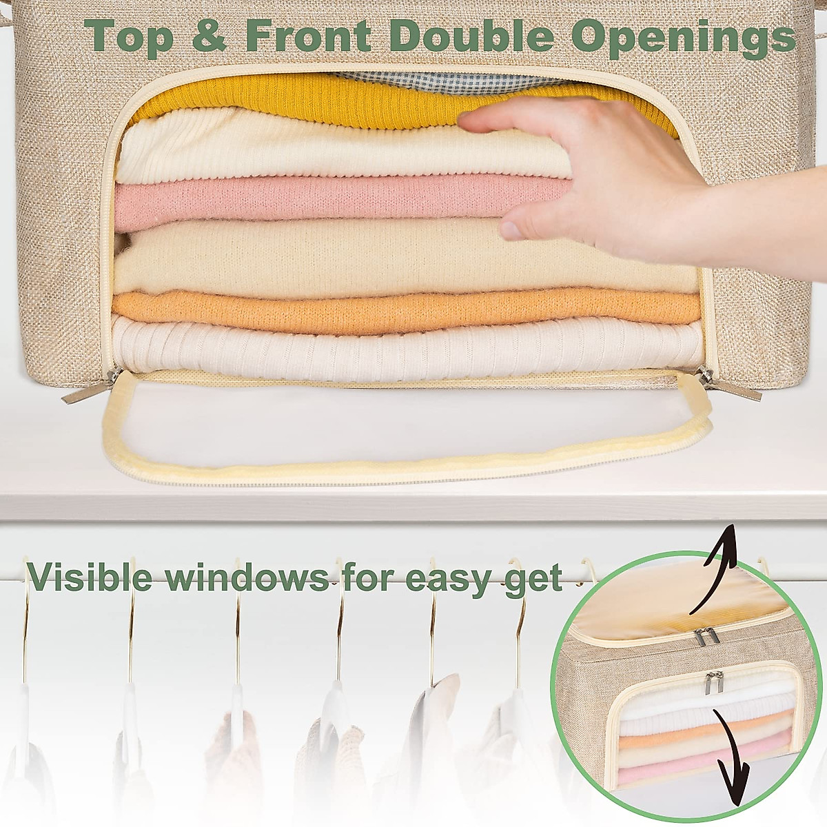 22L Cashmere Sweater Storage Bag with Natural Cedar Ball, Breathable Cashmere Protection Pouch Friendly For Woolen Cashmere Sweaters Storage For Closet Shelf