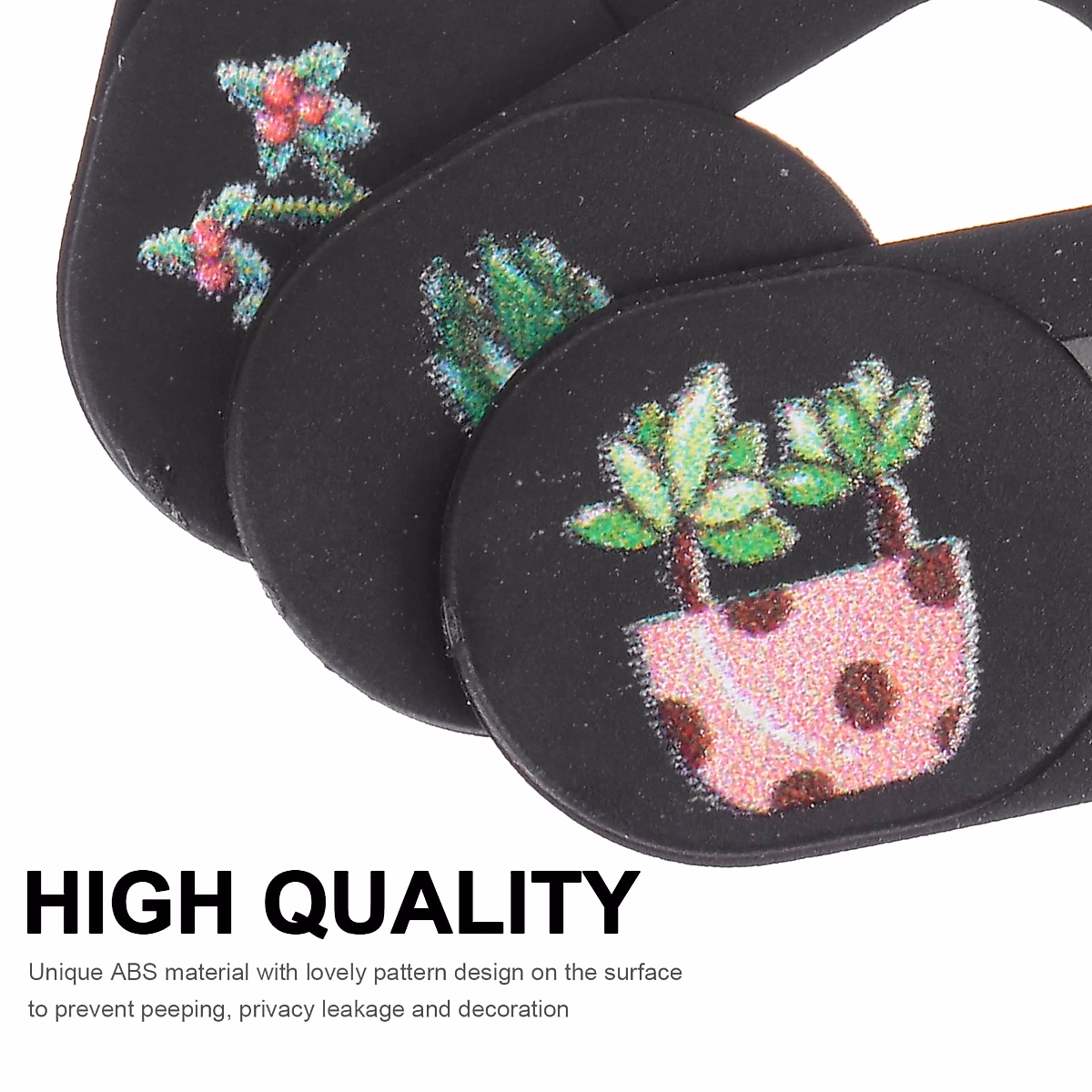 Hemobllo 3Pcs Camera Cover Phone Camera phablet Smartphone Anti Covers Smartphone Privacy Covers Webcam Cover Anti- Peeping Covers Tablet Webcam Lids abs Plastic Protective Cover Laptop