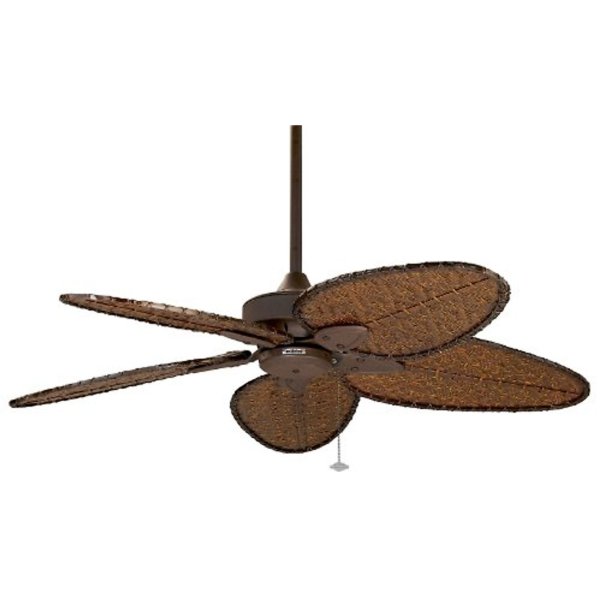 Fanimation Windpointe - 22 inch - Rust with Antique Narrow Oval Blades with Pull-Chain - FP7500RS