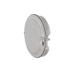 Hubbell-Raco 295 1/2-Inch Deep 1/2-Inch Bottom Knockouts 4-Inch Round Ceiling Fan Support Pan, metal