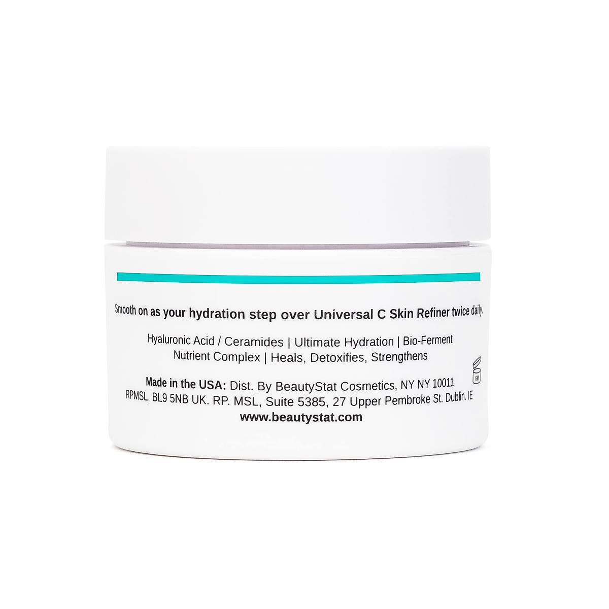 BeautyStat Probiotic 24HR Moisture Boost Cream - Daily Moisturizer Face Cream with Probiotics, Ceramides, Hyaluronic Acid for Natural Anti Aging for Dull, Dry Skin, Fine Lines, Wrinkles (1.7oz / 50ml)