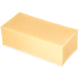 Carlisle FoodService Products 36550100 Commercial Cleaning/Washing Foam Sponge, 8.25", Yellow