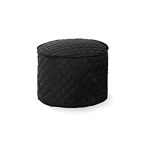 Covermates Keepsakes - Round Appliance Cover - Dust Protection - Stain Resistant - Washable - Appliance Cover-Black